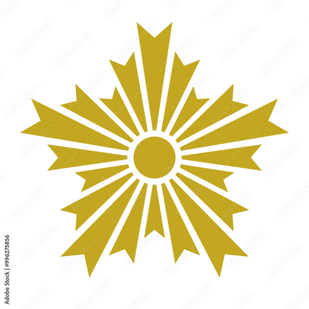 Japanese police emblem. Japanese police crest. Vector. Stock Vector ...