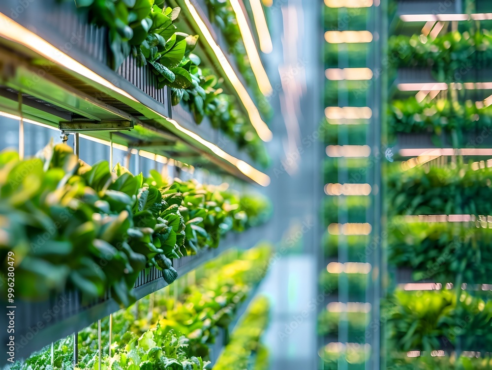 Vertical Farming Inside High Rise Using Hydroponics and LED Lights to ...