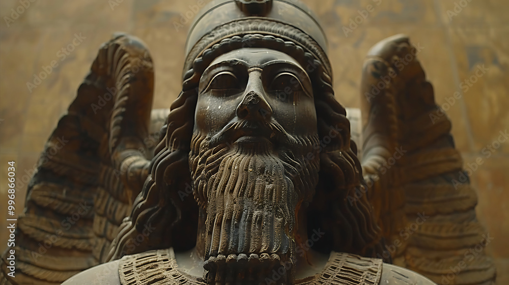 Fotografie Ancient Sumerian Gods old anunnaki structure of Anunnaki ...