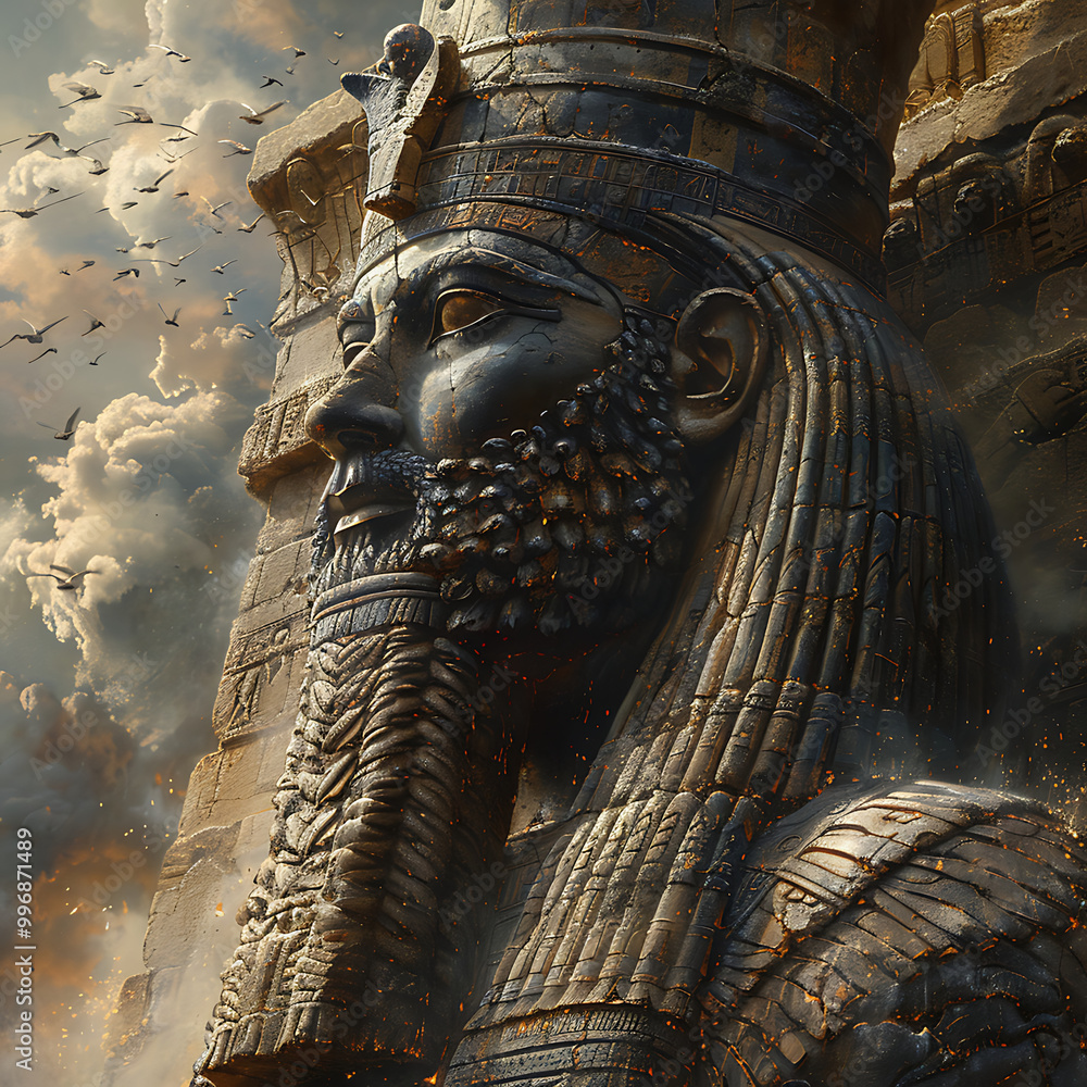 Ancient Sumerian Gods old anunnaki structure of Anunnaki. Enlil, Enki ...