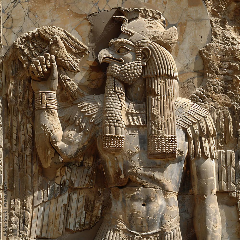 Стоковое фото «Ancient Sumerian Gods old anunnaki structure of Anunnaki ...