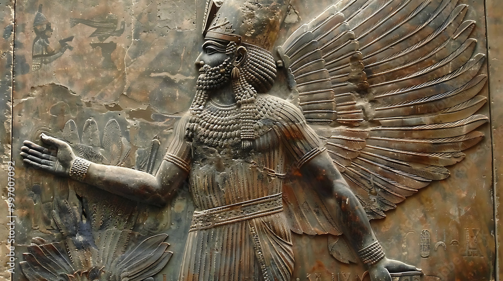 Ancient Sumerian Gods old anunnaki structure of Anunnaki. Enlil, Enki ...