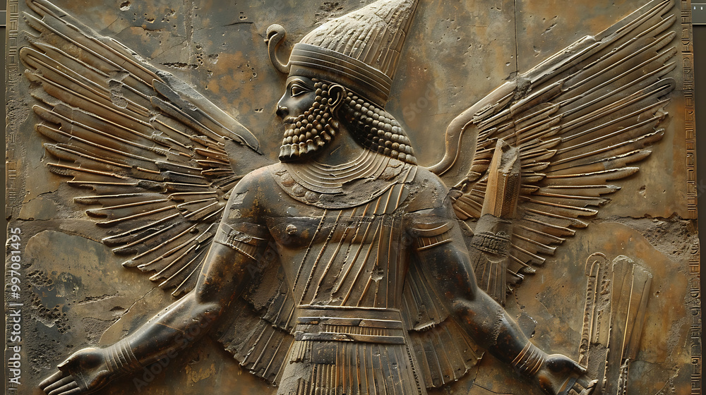 Ancient Sumerian Gods old anunnaki structure of Anunnaki. Enlil, Enki ...