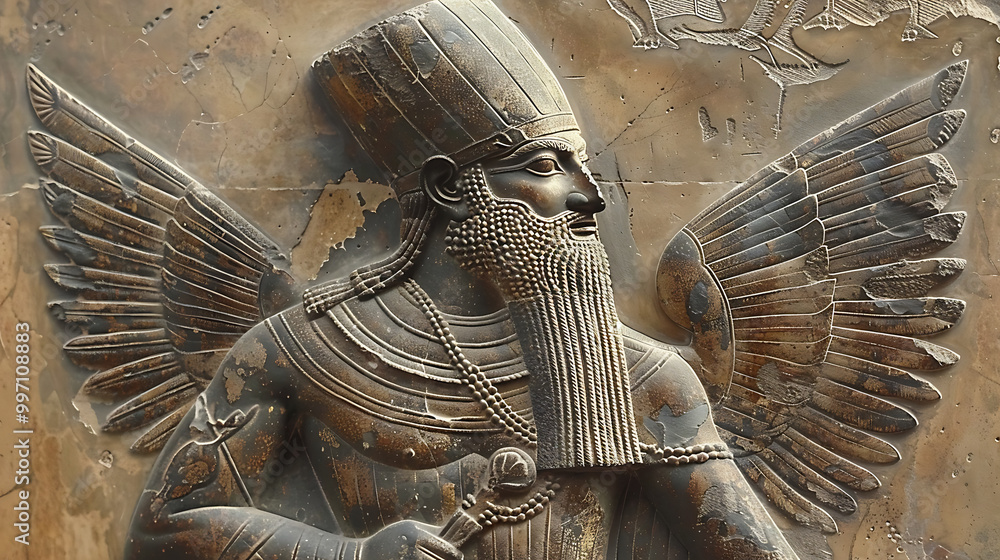 Ancient Sumerian Gods old anunnaki structure of Anunnaki. Enlil, Enki ...