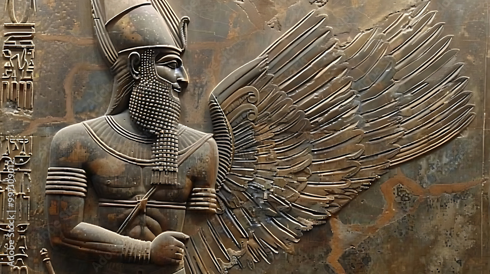 Ancient Sumerian Gods old anunnaki structure of Anunnaki. Enlil, Enki ...