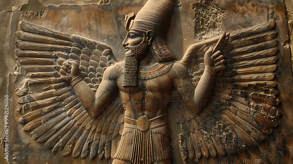 Ancient Sumerian Gods old anunnaki structure of Anunnaki. Enlil, Enki ...