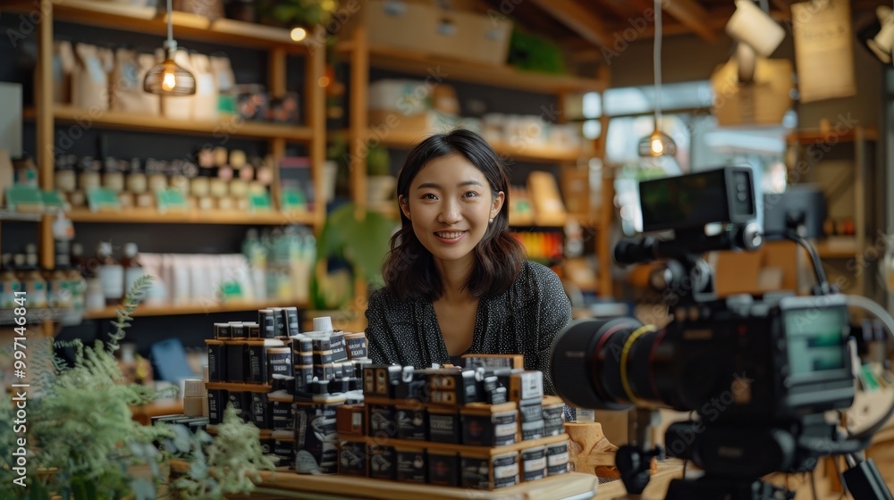 Asian entrepreneur promoting sustainability through plastic-free ...