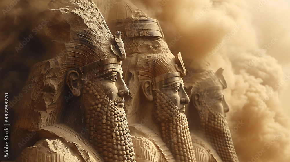 Ancient Sumerian Gods old anunnaki structure of Anunnaki. Enlil, Enki ...