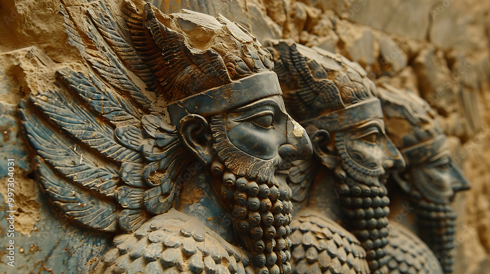 Ancient Sumerian Gods old anunnaki structure of Anunnaki. Enlil, Enki ...