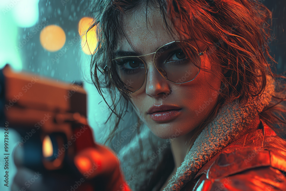 A retro-inspired movie poster featuring classic 1980s action heroes and ...