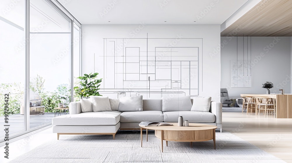 AI-powered interior design software generating room layouts and ...