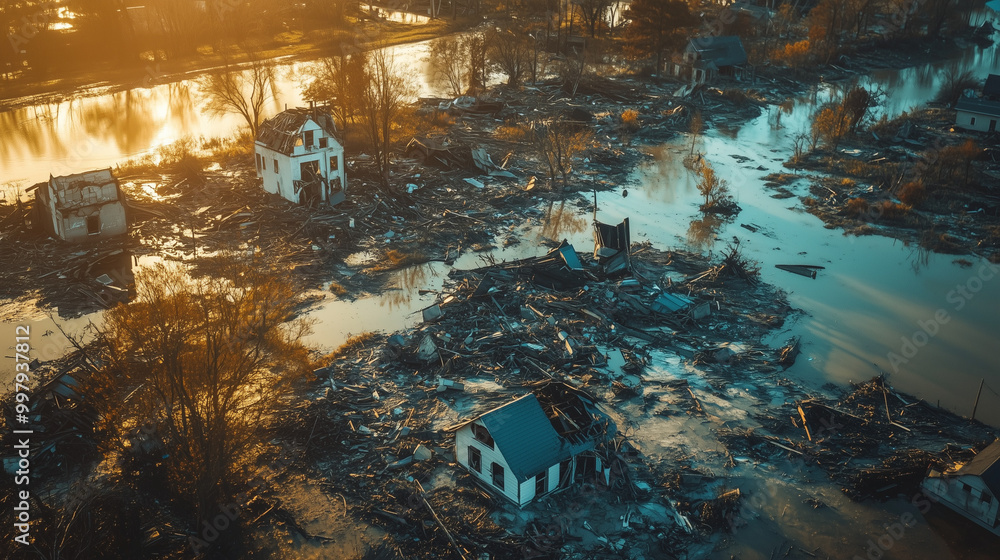 AI predicting and mitigating the impact of natural disasters, utilizing ...