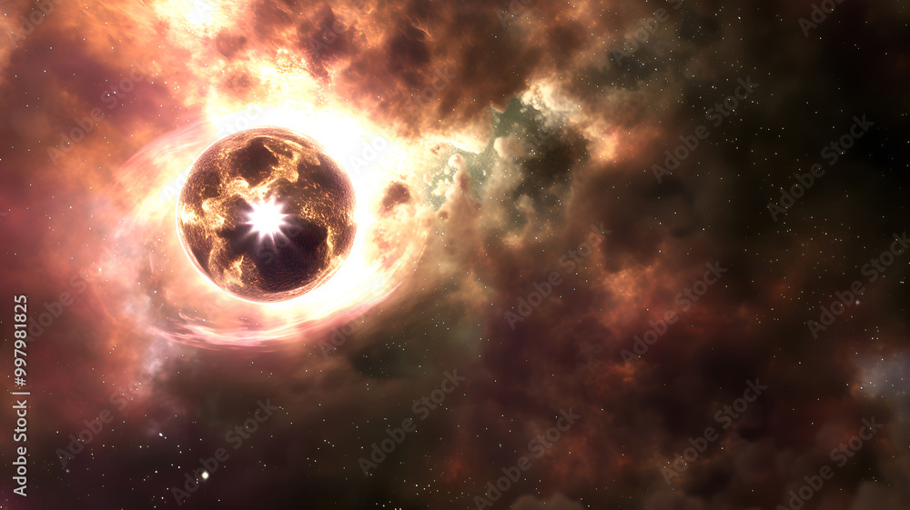 Space Battle Map for Sci-Fi DnD, Top-Down Tabletop Role-Playing Game ...