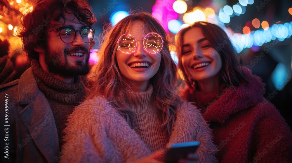 Illuminating New Year Joy - Friends Using Smart Devices to Control ...