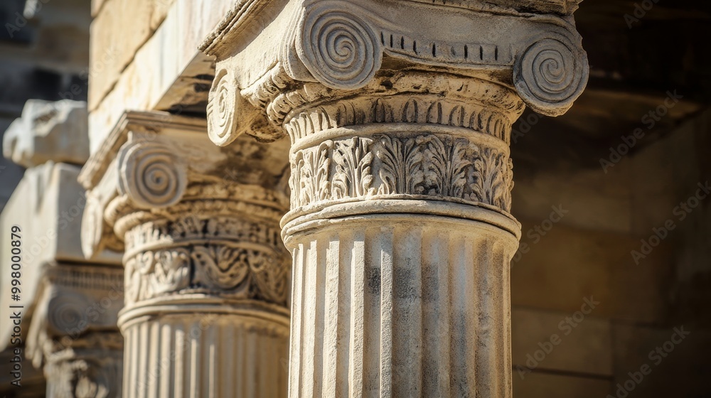 Ancient Greek architecture featured iconic columns with distinct styles ...