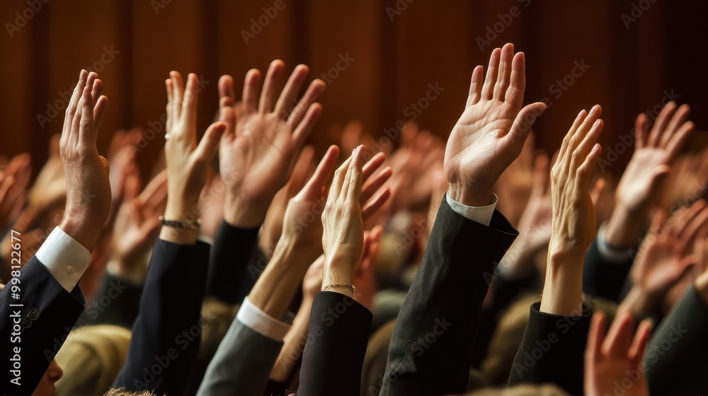 News from parliamentary meetings: voting on various issues, many hands ...