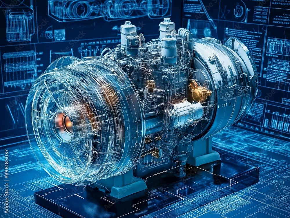 Schematic Representation of a Nuclear Power Plant’s Internal Structure ...