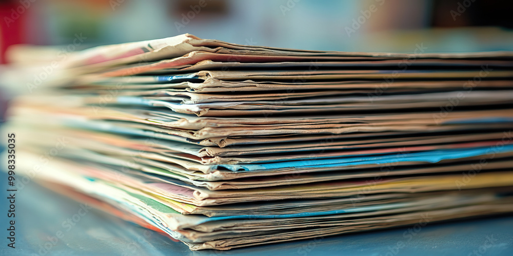 The Weaponization of Words: A stack of propaganda leaflets, their words ...
