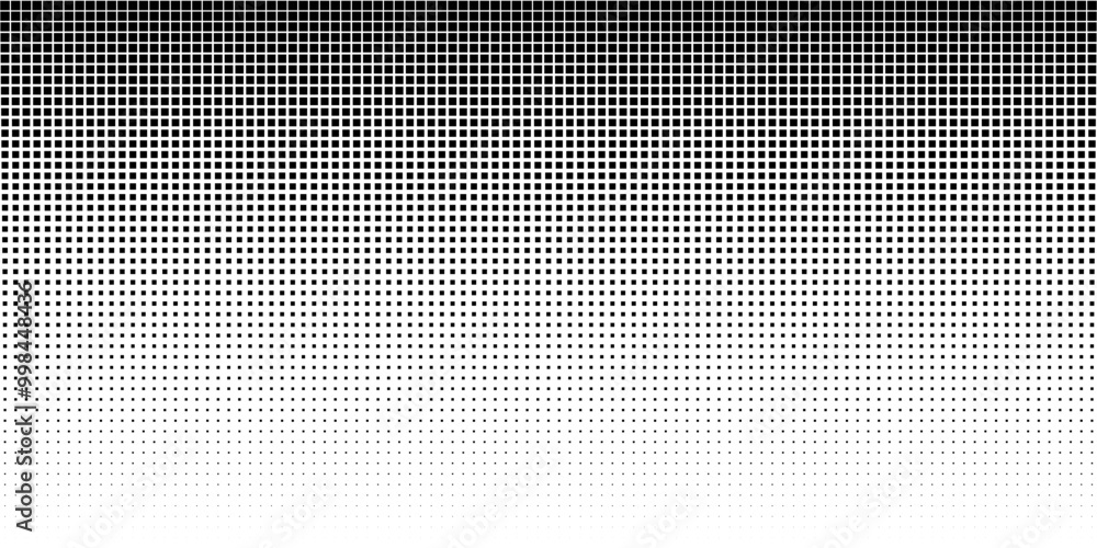 Dot pattern seamless background. Square polka dot pattern vector template. Abstract futuristic ...