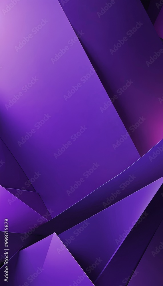 A Purple Abstract Background Composed Of Intersecting Diagonal Lines And Triangular Shapes