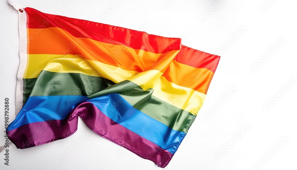 Foto de Stock gay rainbow pride flag is a symbol of LGBTQ pride and ...