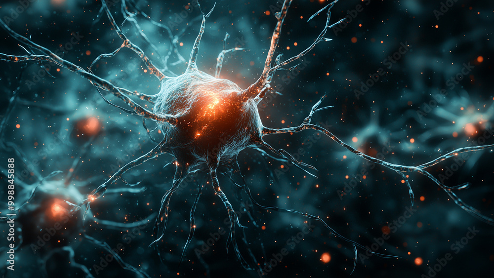 Neuron connection - neurons, brain cells, neural, neuroscience, biology, brain, nervous system ...