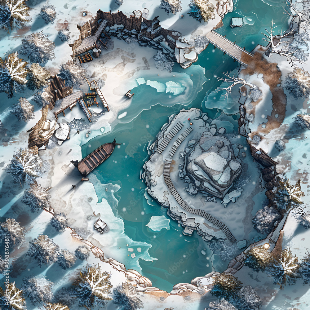 DnD battle map, Rpg map for TTRPG Stock Illustration | Adobe Stock