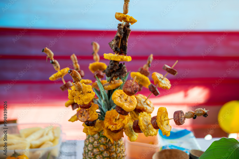 Chicken juane wrapped in bijao leaves. Peruvian jungle food, in all its ...