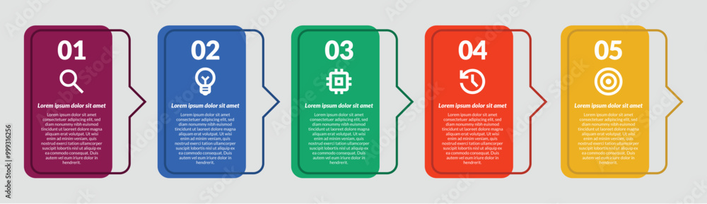 Stock-Vektorgrafik „Business data visualization infographic and ...