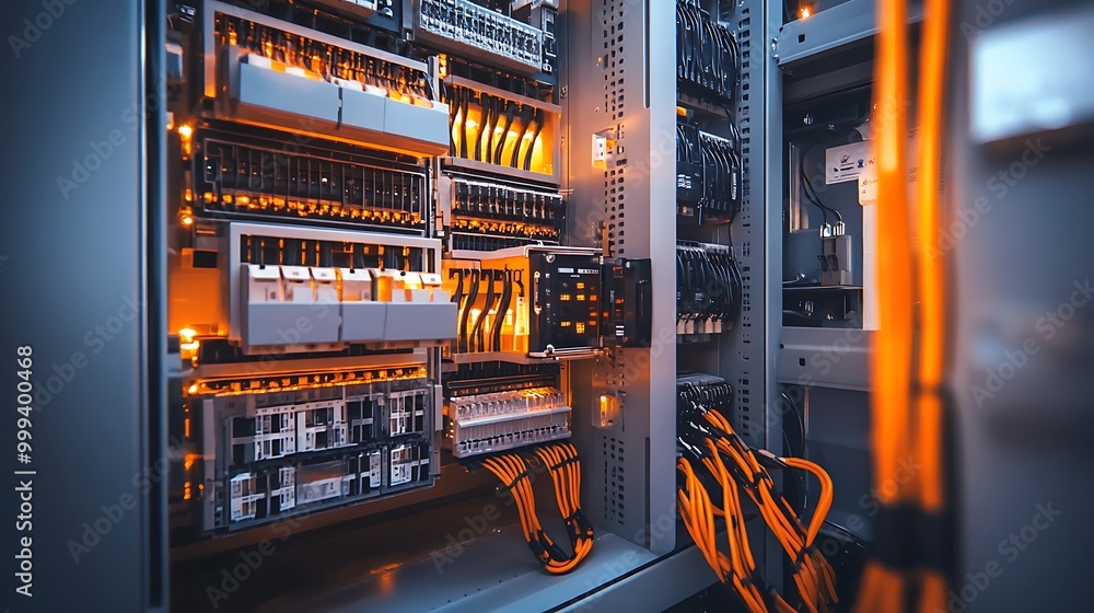 surge protection devices installed within an electrical panel, designed ...