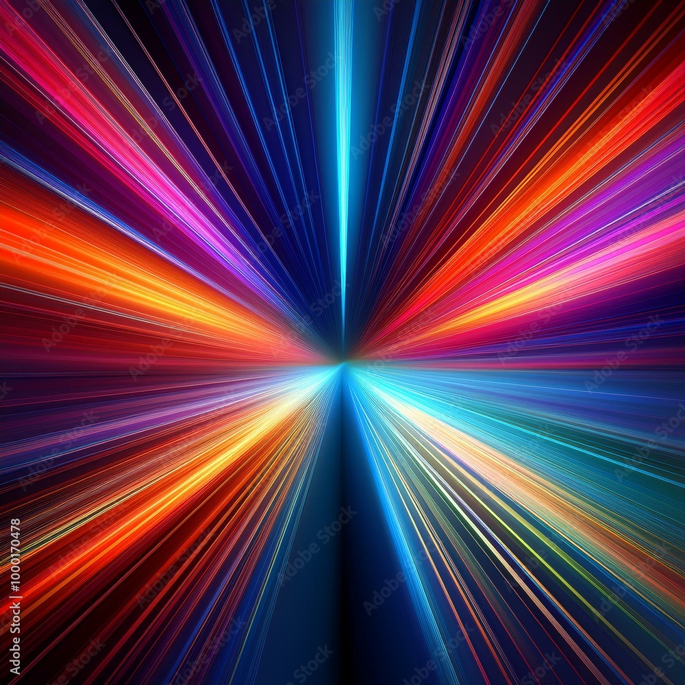 Abstract speed glowing light bold colors background banner illustration ...