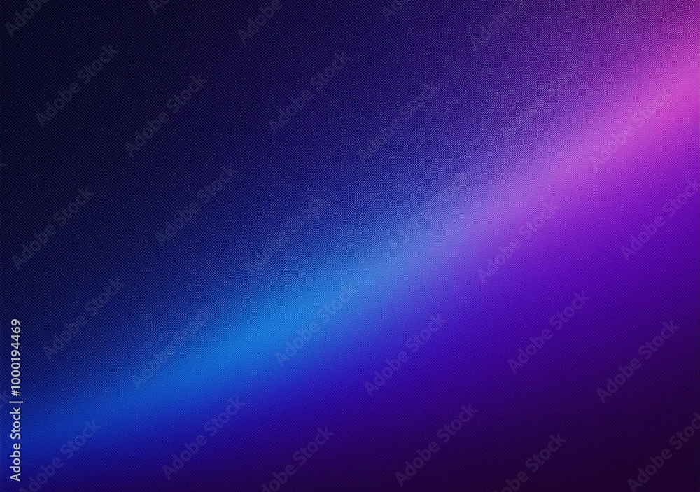 Dark blue purple glowing grainy gradient background black noise texture ...