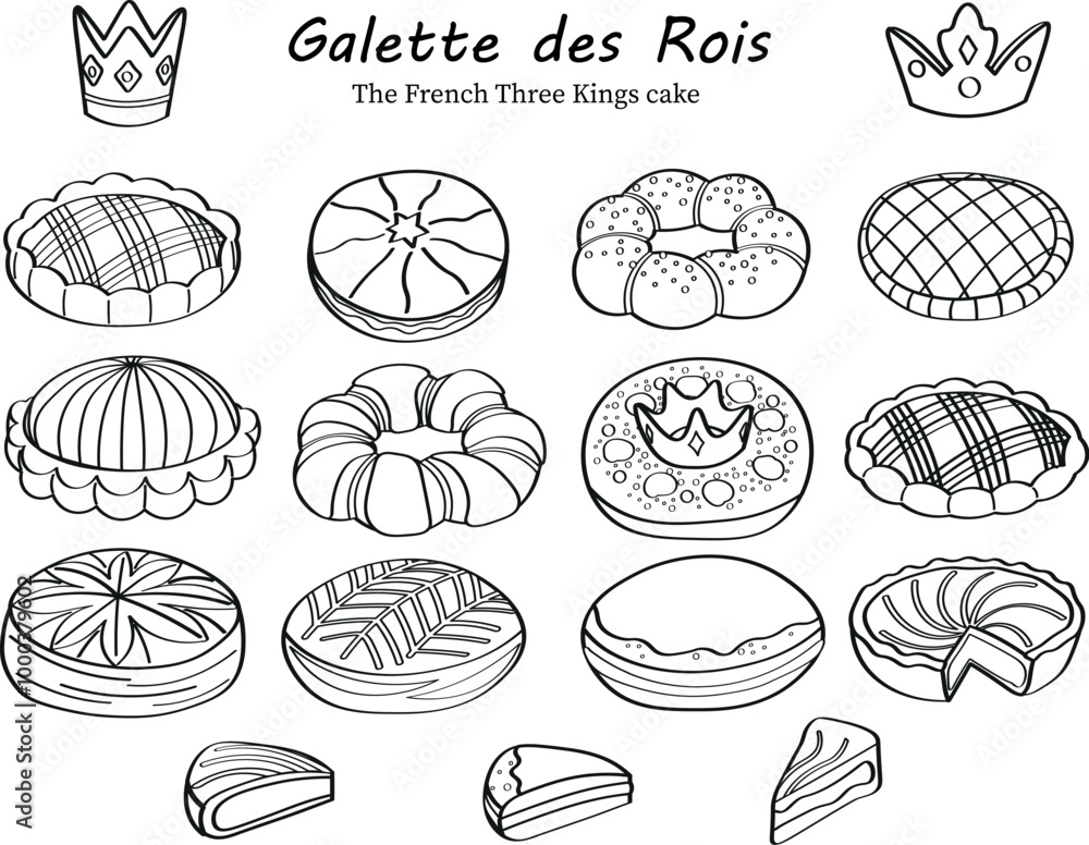 Galette des rois, the French epiphany three kings cake. Cake dessert ...