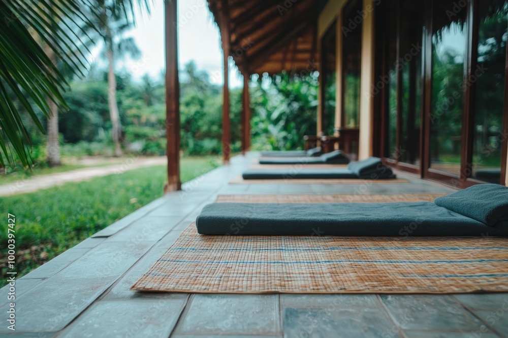 Fotografie Serenity Awaits: A Glimpse into a Traditional Thai Massage ...