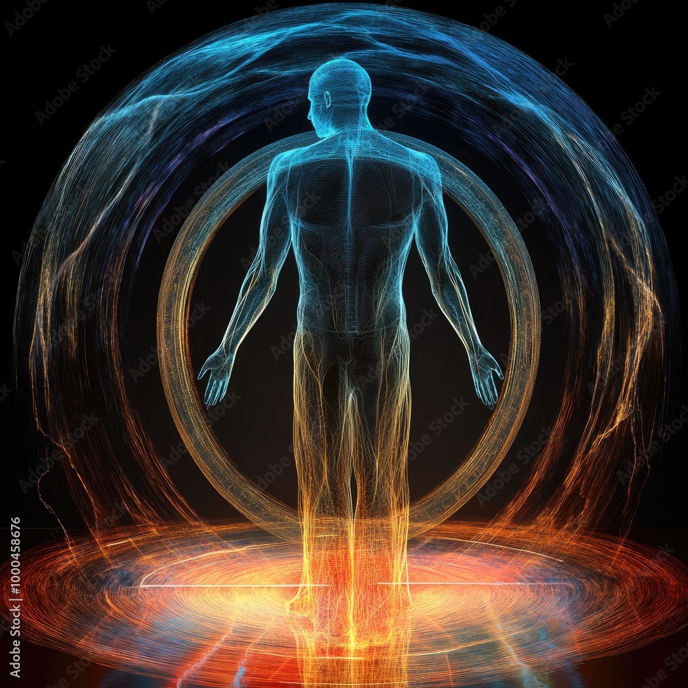 Electromagnetic aura: human field, energetic envelops the body ...