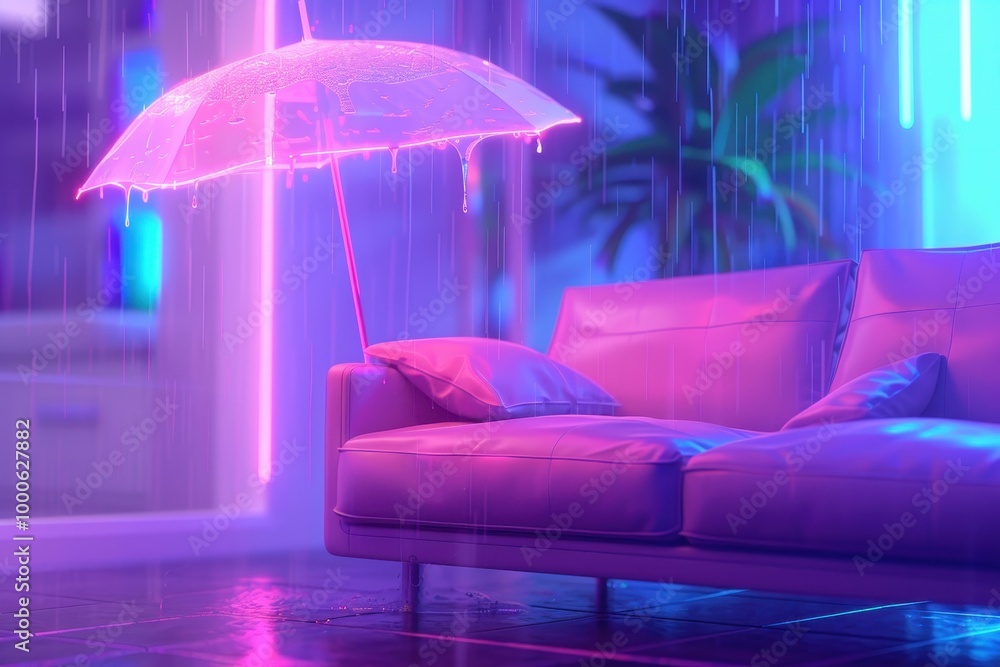 Cozy Lo-Fi Living Room Stream Overlay, animated virtual background ...