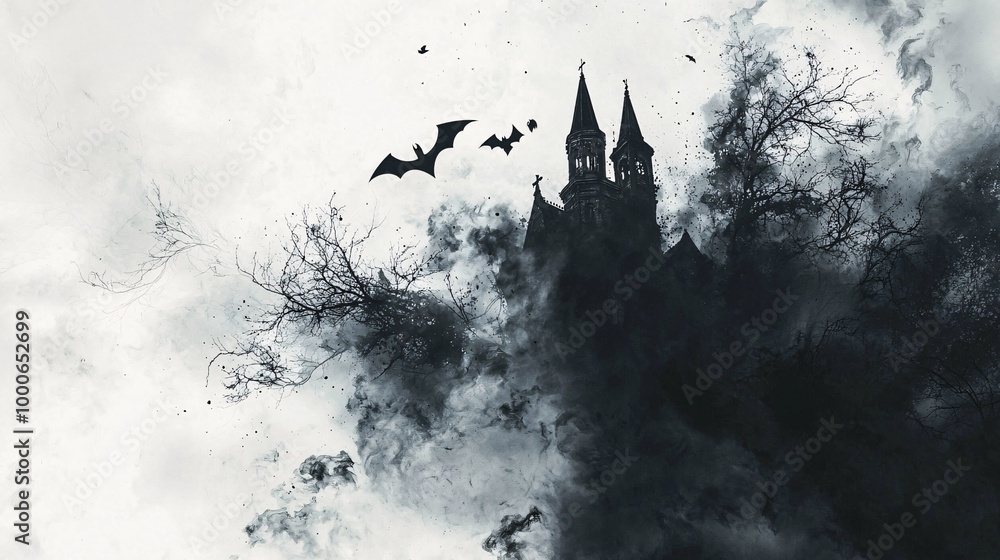 This chilling poster template showcases haunting elements ideal for ...