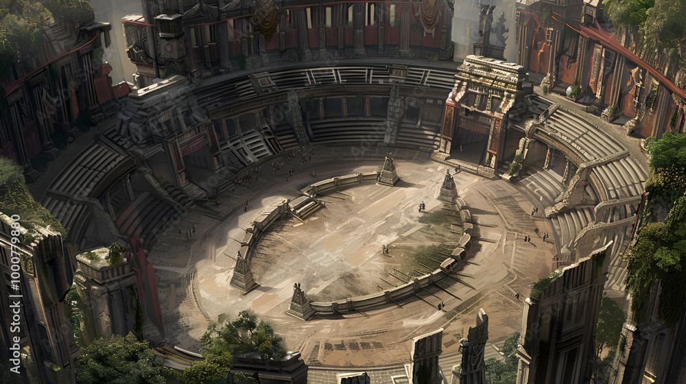 DnD battle map, Rpg map for TTRPG Stock Illustration | Adobe Stock