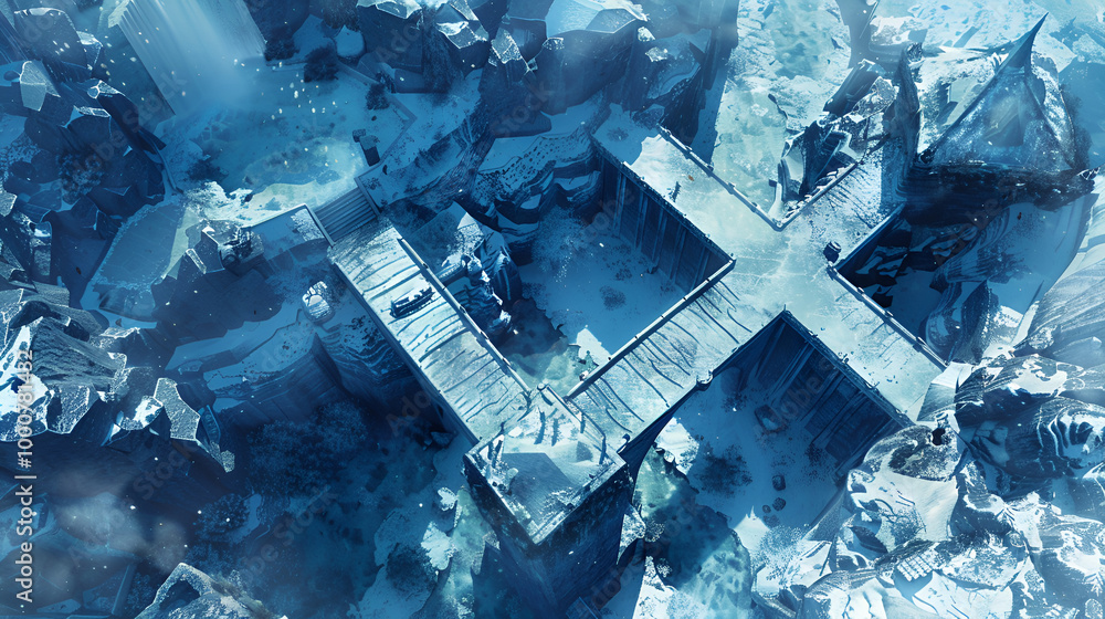 Ilustración de Stock DnD battle map, Rpg map for TTRPG | Adobe Stock