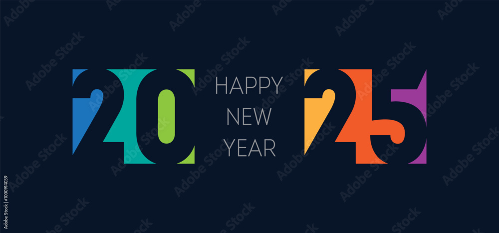 Color-Coded Future: Sleek 2025 Typography Heralds a Fresh Start ...