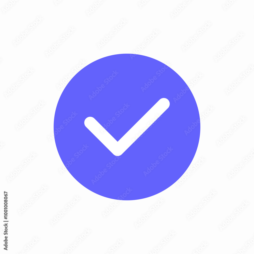 check mark true icon sign vector Stock Vector | Adobe Stock