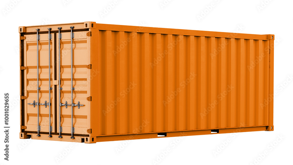 Shipping container png cargo logistics, transparent background Stock ...