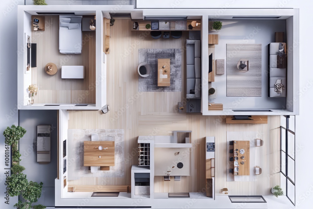 Explore Stunning Apartment Floor Plans: Modern, Open Layouts, and ...