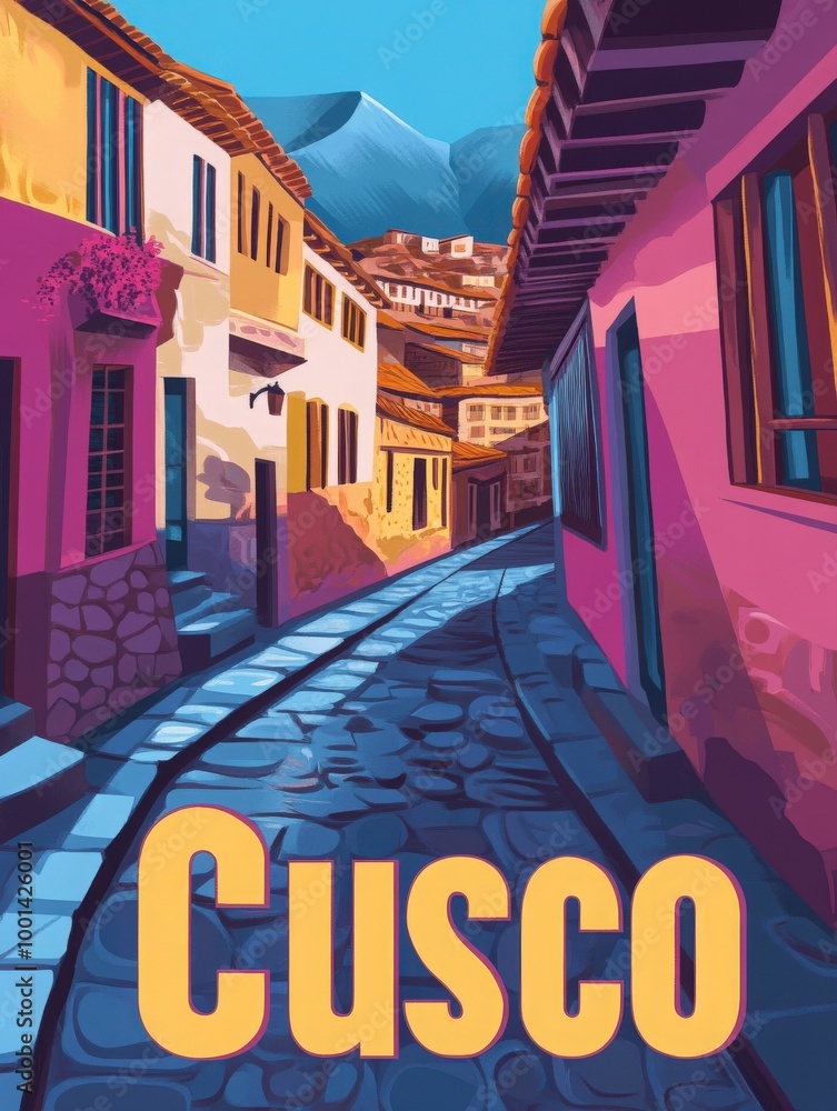 Wander through the charming streets of Cusco, where colorful buildings ...