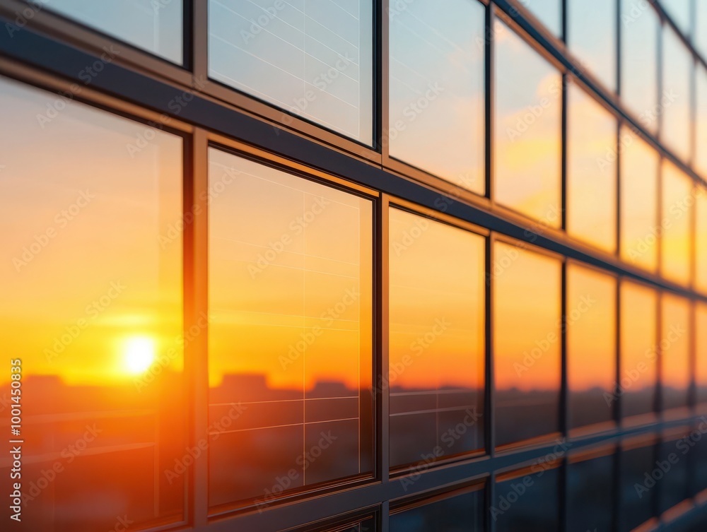 Photovoltaic glass that turns windows into solar panels, generating ...