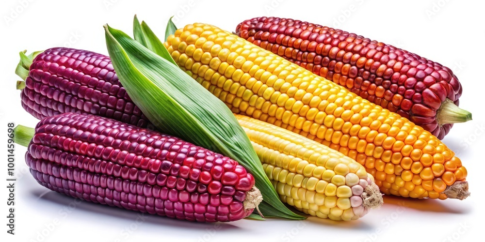 Colorful Corn on the Cob Clip Art for Fresh Food, Summer Dishes, and ...