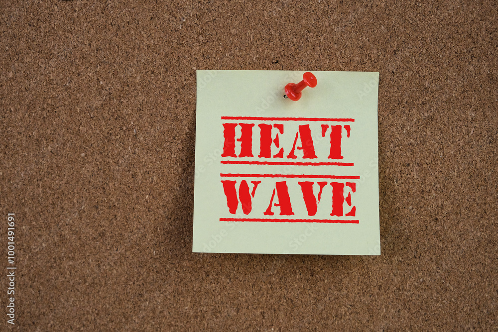 text of HEAT WAVE as a medical and health concept. Heat wave counts as ...
