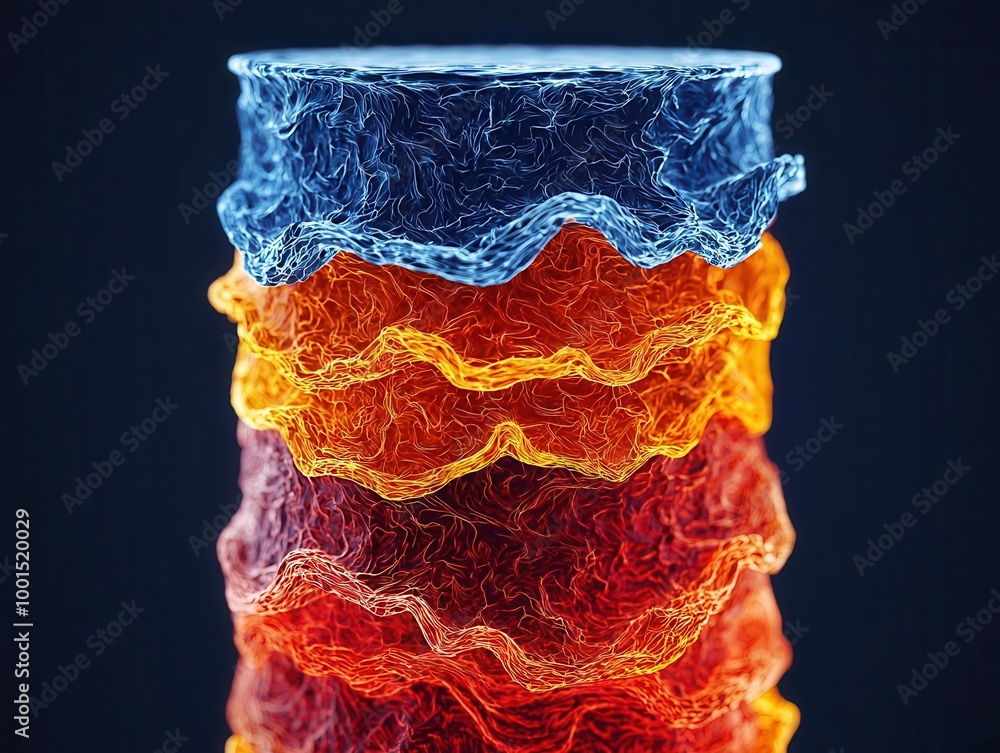 Diagram of a material undergoing phase transformation at different ...