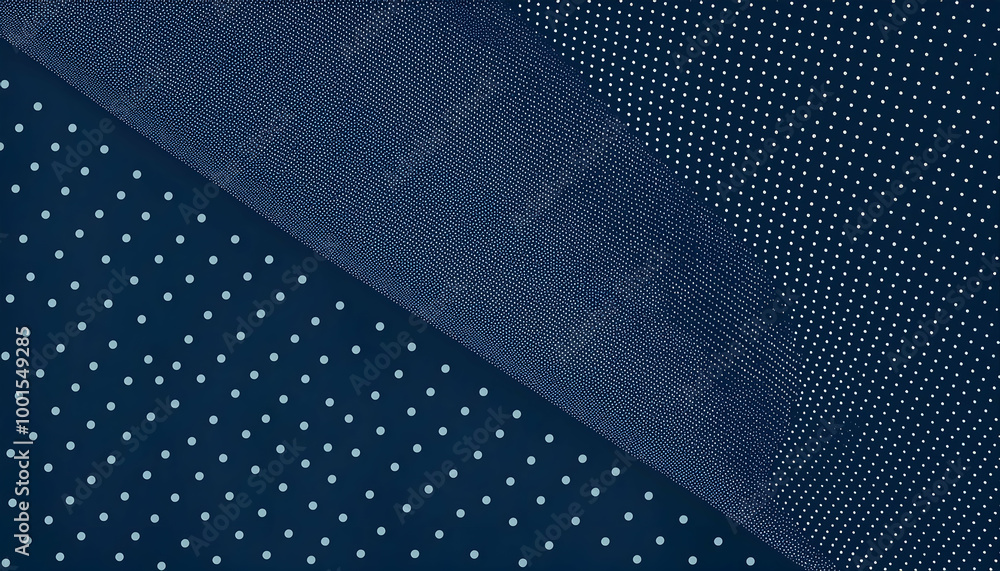 Geometric pattern of evenly spaced dots on a solid navy background ...