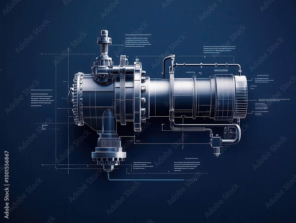 Diagram of a centrifugal pump, flow and pressure gradients visualized ...